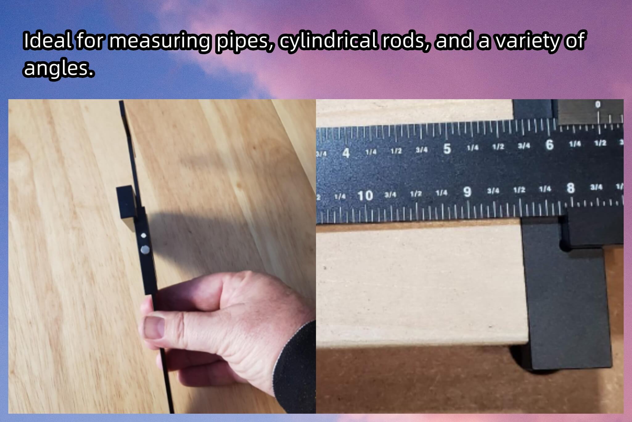 Metal Measuring Marking Framing Ruler Tool