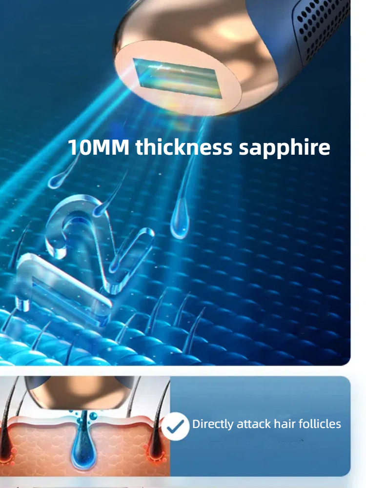 T60 Sapphire freezing point hair removal device for women’s whole body