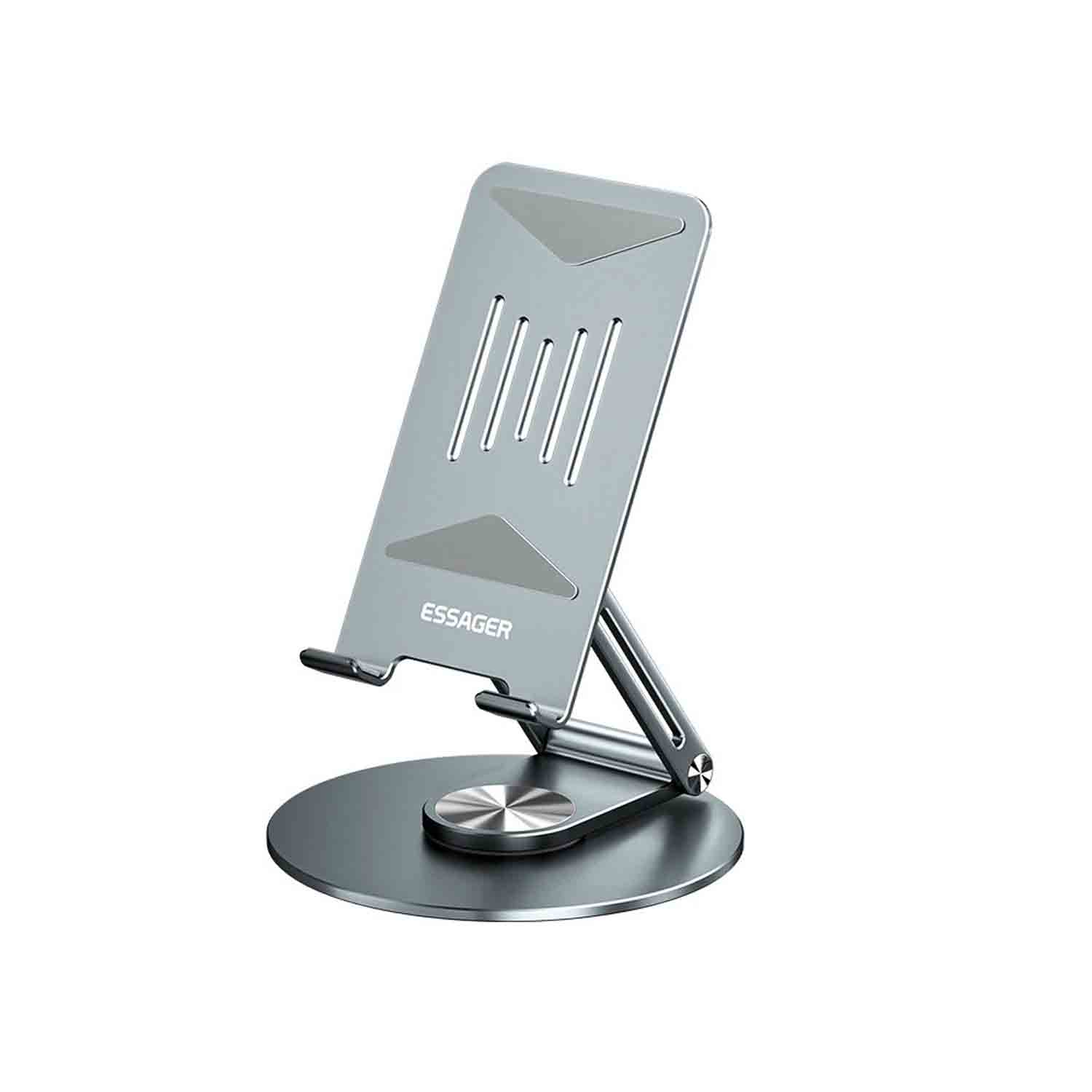 Foldable Desktop Holder 360° Rotary Biaxial Adjustable Mount Stand with ...